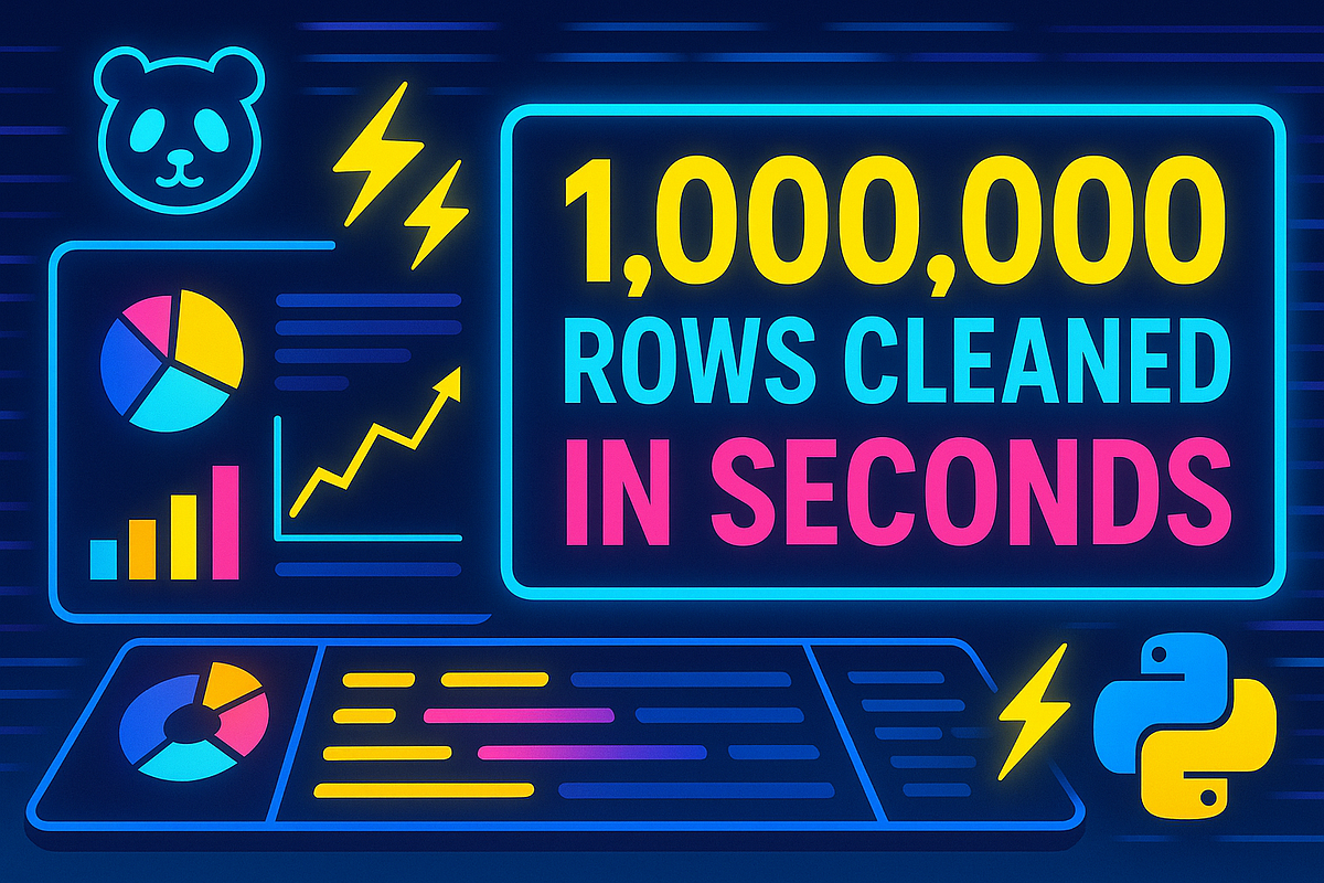 The One Pandas Workflow That Cleaned 1 Million Rows in Seconds | by Hash Block | Jul, 2025 | Medium