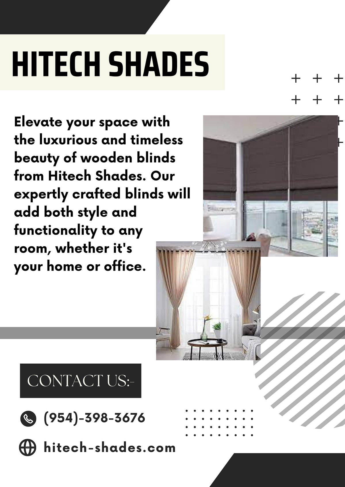 Hitech Shades: Your Go-To Source for Premium Wooden Blinds - Hitechshades - Medium