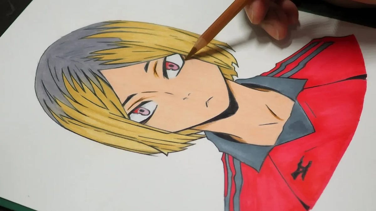 How to Draw Kenma Kozume from Haikyuu | by Anime Drawing | Jul, 2024 ...