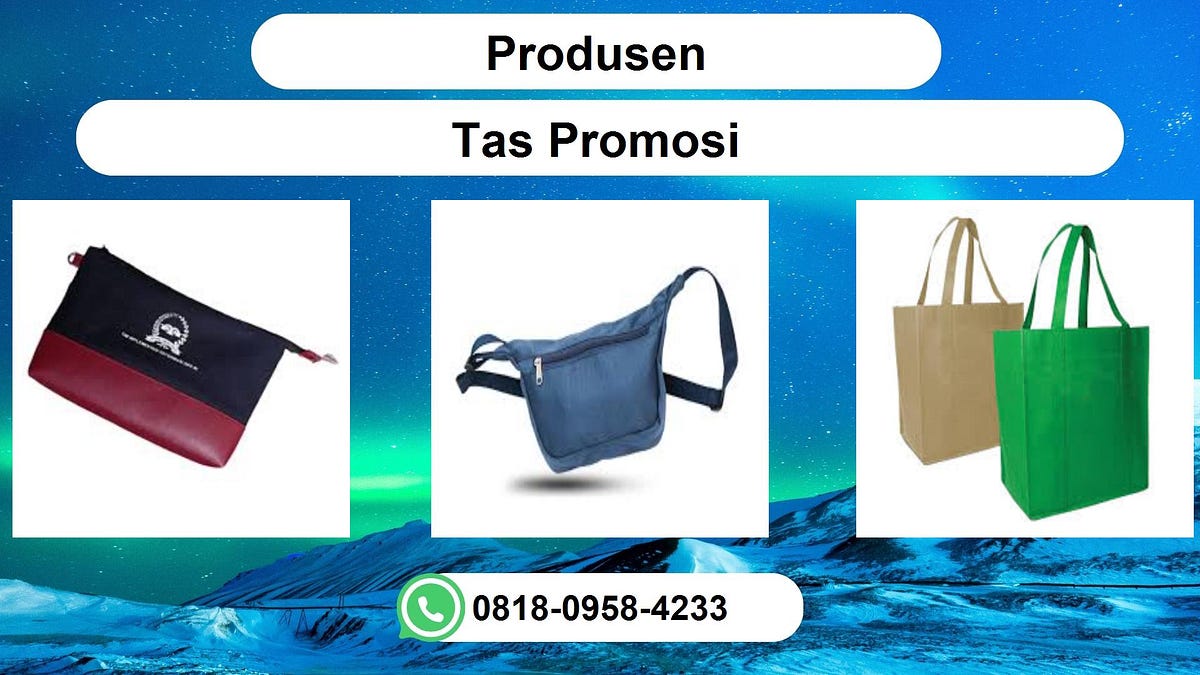 Produsen, 0818–0958–4233 Tas Promosi Nama - Yunia Kasimana - Medium