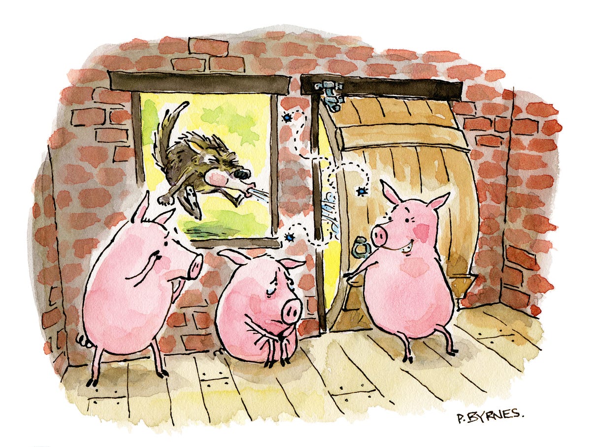 Mama Pig Three Little Pigs