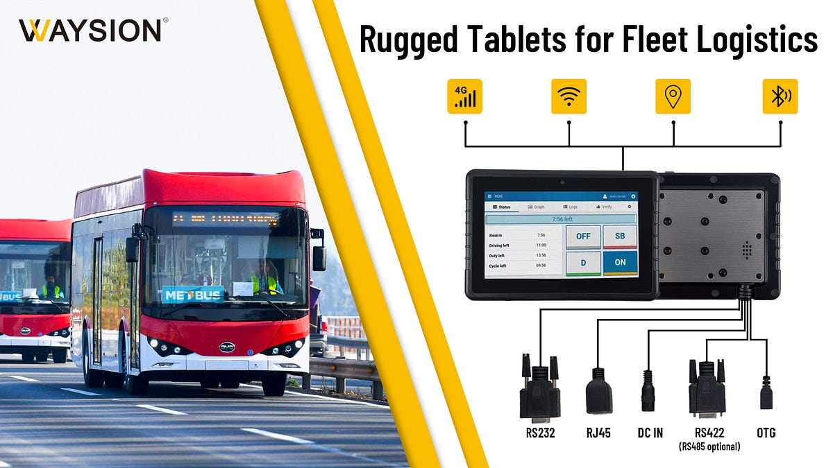 Empowering Fleet Management Systems with Waysion’s V7S Tablet | by ...