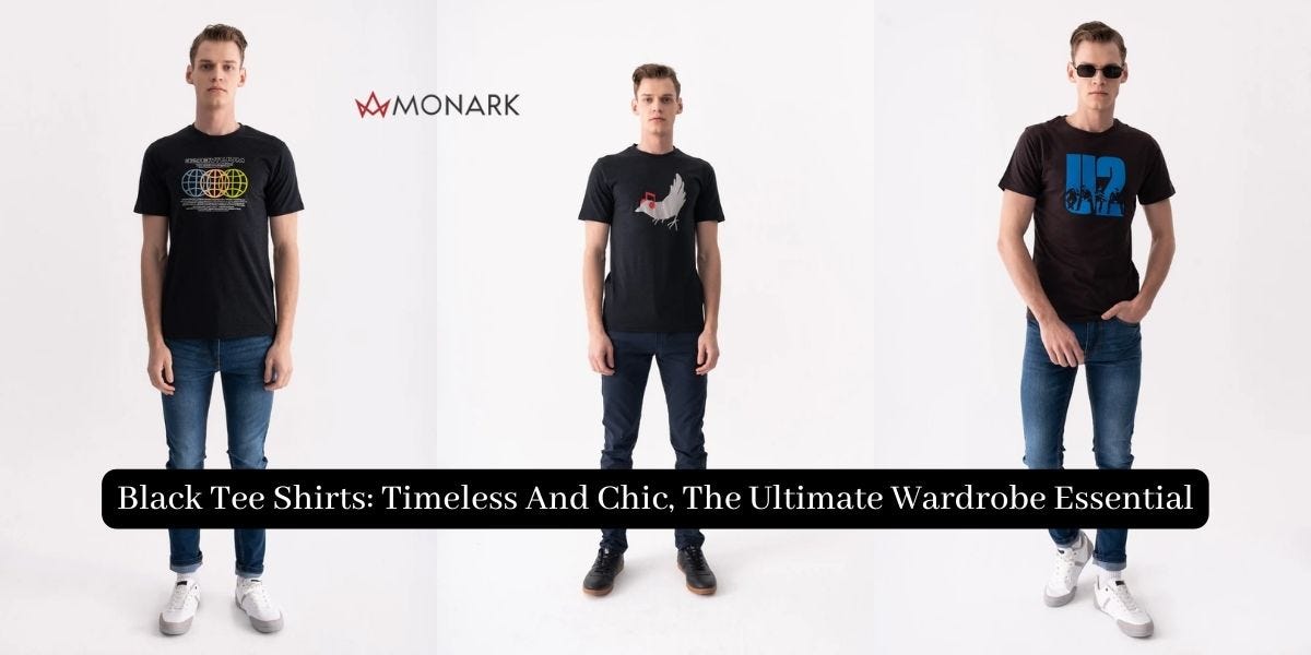 Black Tee Shirts: Timeless And Chic, The Ultimate Wardrobe Essential ...