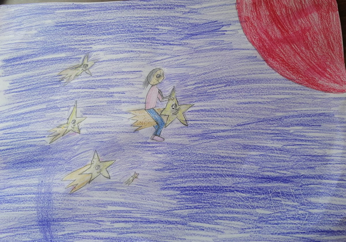The shooting star. I thought of making a story this time… | by The ...