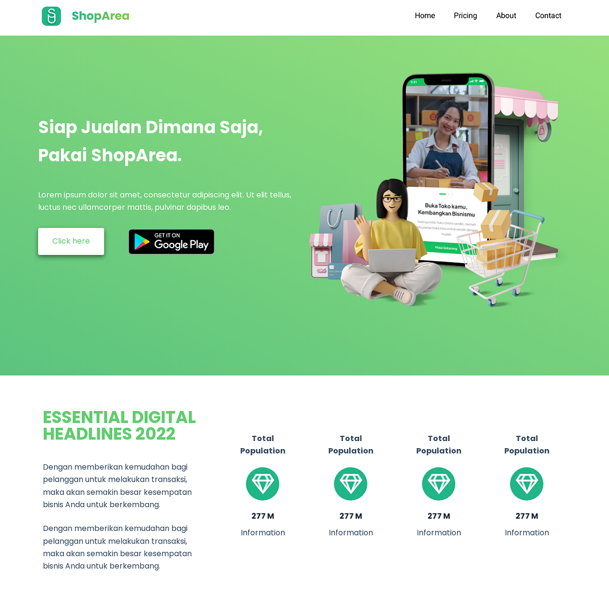Pengalaman Magang di Techarea dalam Membangun Website Landing Page ...