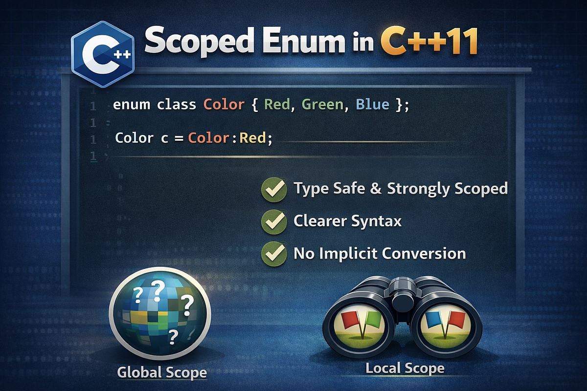 C++11 Scoped Enum. In this post first we will cover the… | by Sagar ...