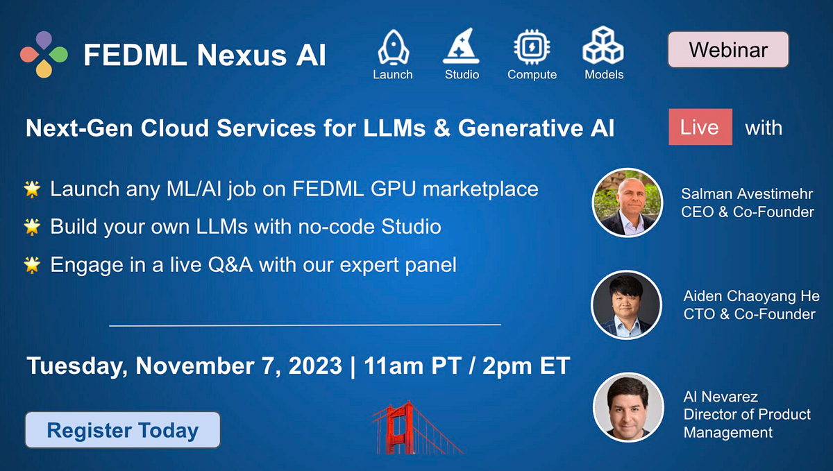 Webinar: Introducing FEDML Nexus AI - TensorOpera AI - Medium