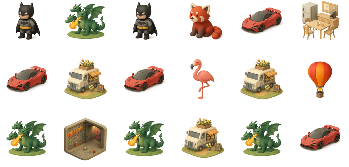 How I built a consistent Airbnb-style 3D icon system with ChatGPT JSON ...