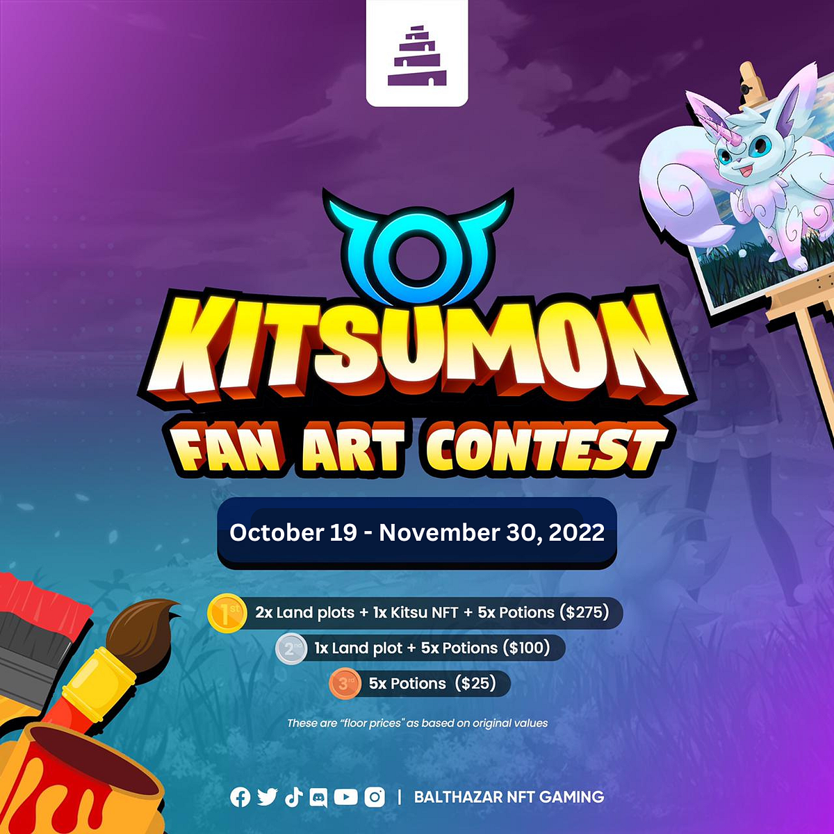 Balthazar Trainer Art Contest. Balthazar is entering the Kitsumon… | by ...