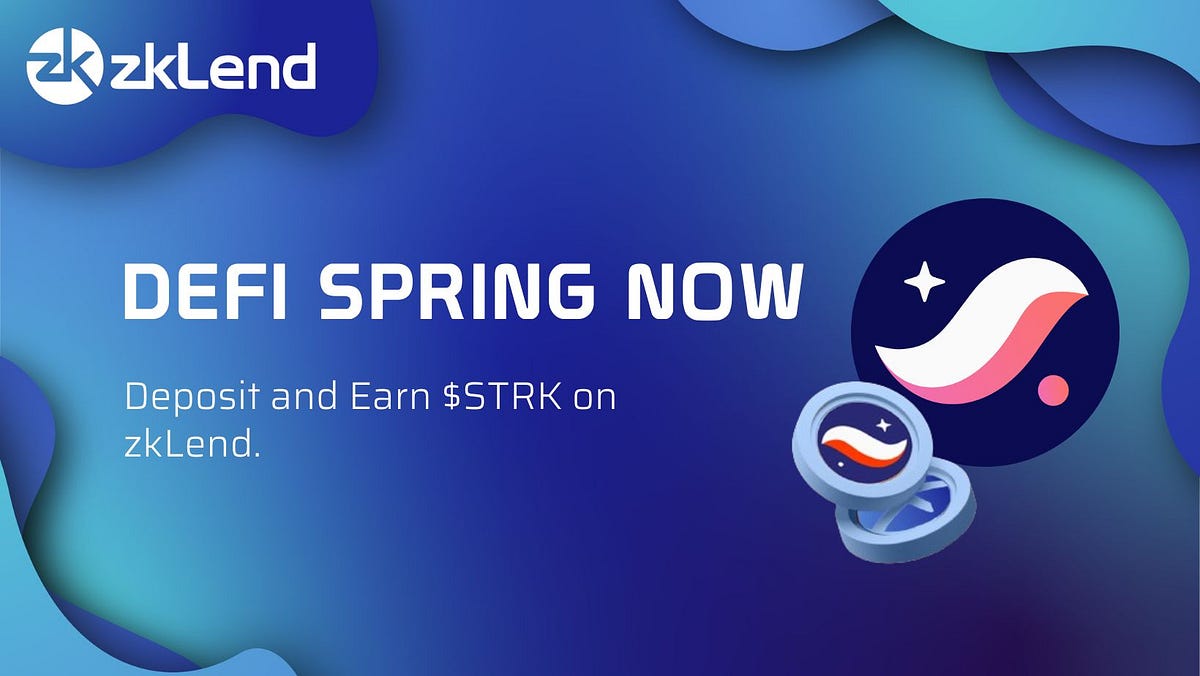 Welcome to DeFi Spring. Let your assets bloom on zkLend. | by zkLend ...