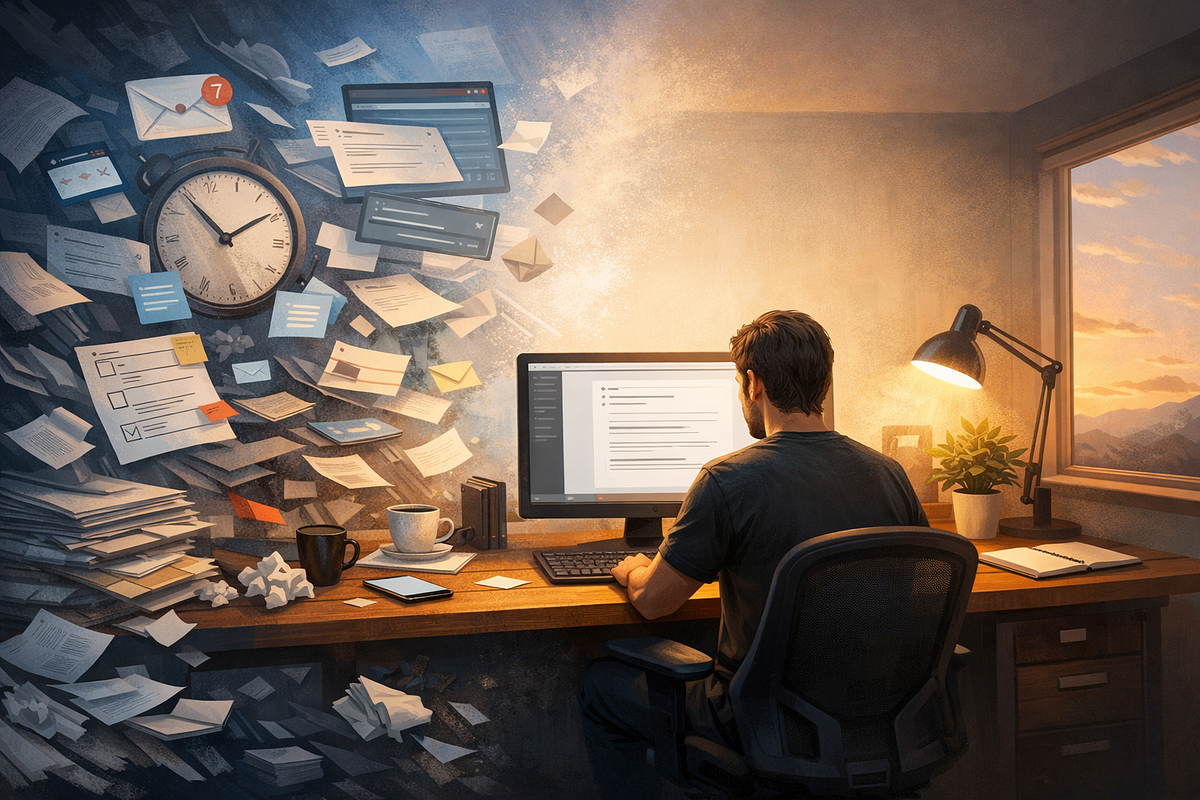 AI Didn’t Replace My Work, It Removed the Noise | by WorkElate | Jan ...