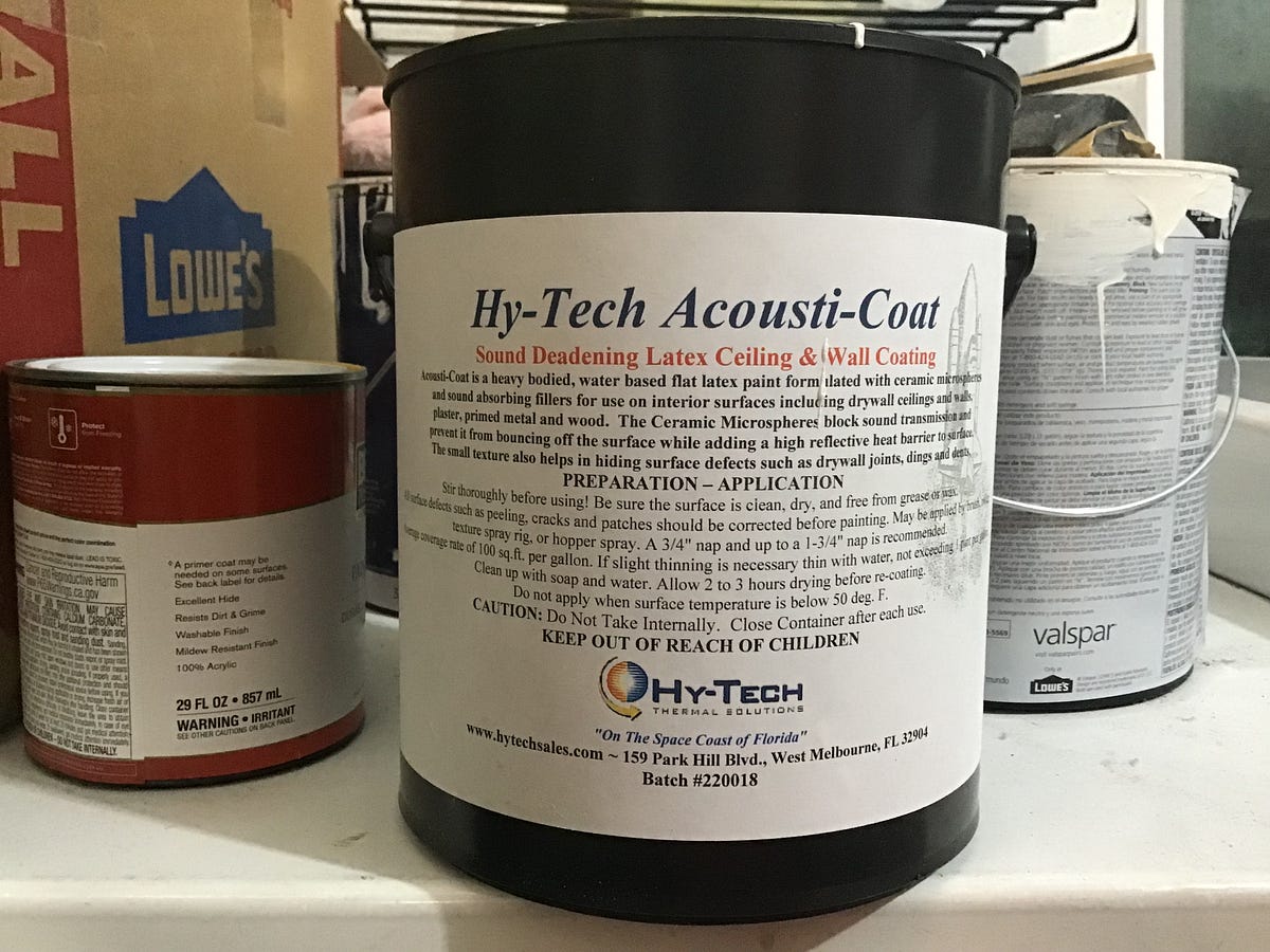 Does acoustic paint work?. I have vaulted ceilings in my house… | by ...