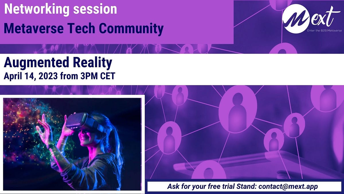 Augmented reality. To register… | by Mext Metaverse | Medium