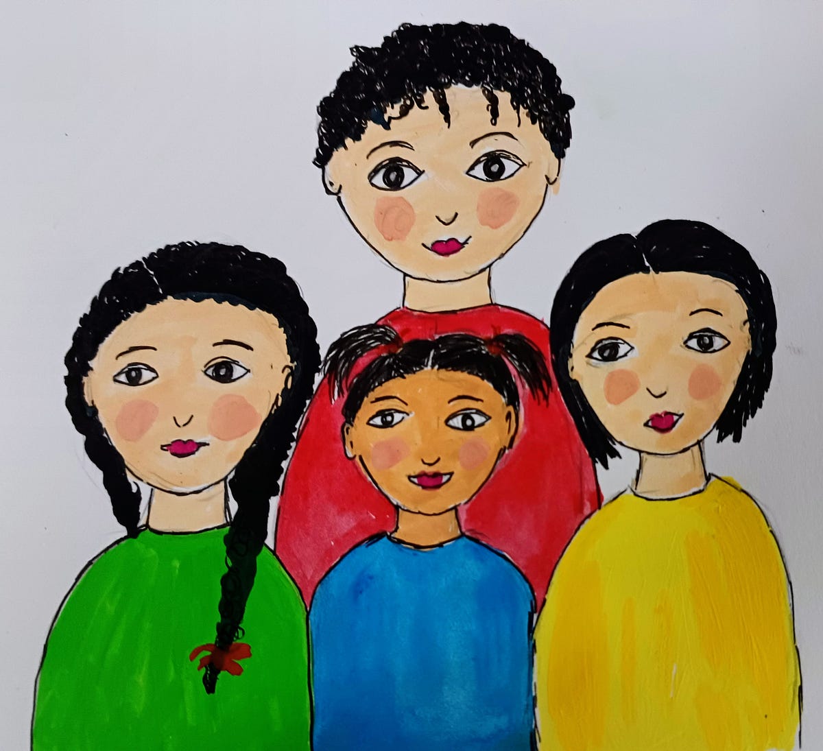 The Four Sisters. (Sharing and caring are keys to love… | by Rajinder ...