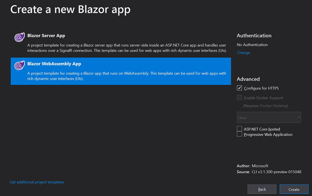 Blazor WebAssembly Template Installation to Visual Studio | by Pratik Kaje | Medium