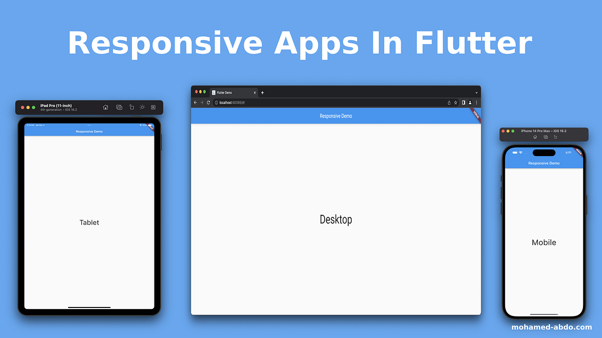 Build Responsive Layout In Flutter: Part 1 | by Mohamed Abdo Elnashar | Flutter UAE | Medium