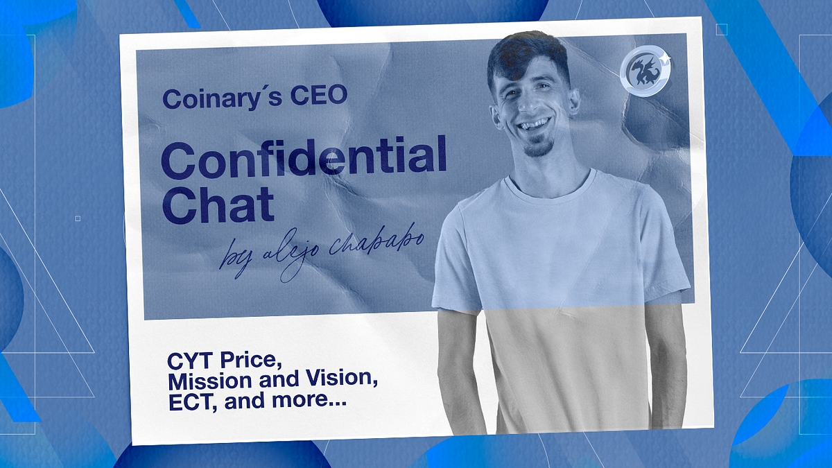 Coinary’s CEO confidential chat | CYT Price; Mission and Vision; ECT ...