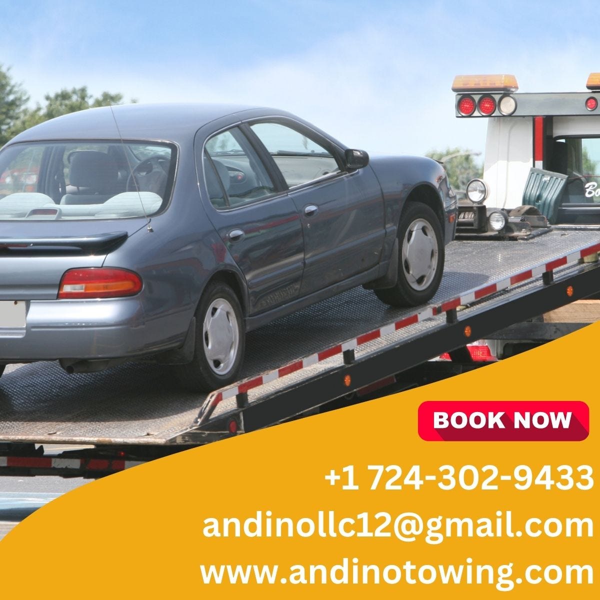 Flatbed Towing Services - Andino Towing - Medium