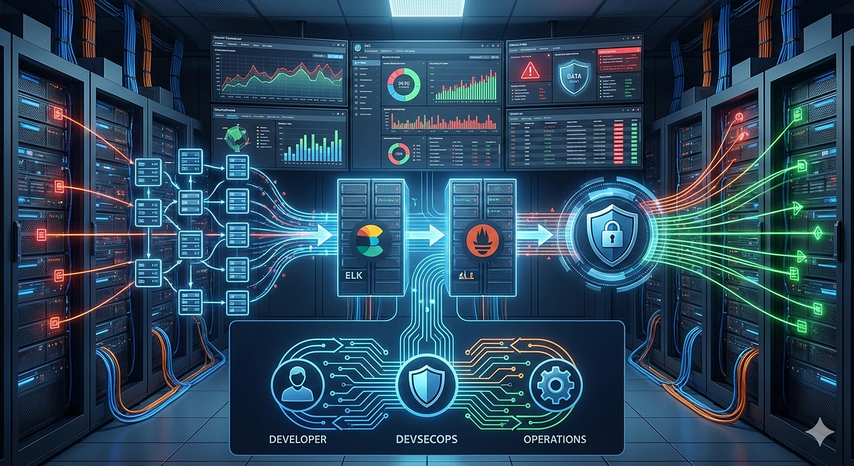 Implementasi Monitoring dan Logging Terpusat Menggunakan ELK Stack dan Prometheus untuk ...