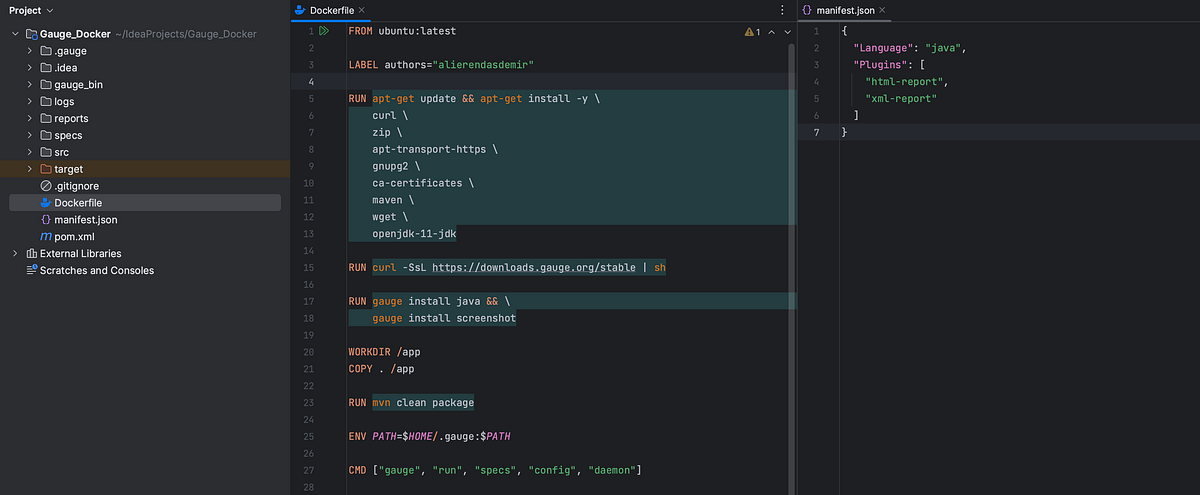 Gauge Framework | Docker. I would like to tell you about my… | by Eren Dasdemir | Medium