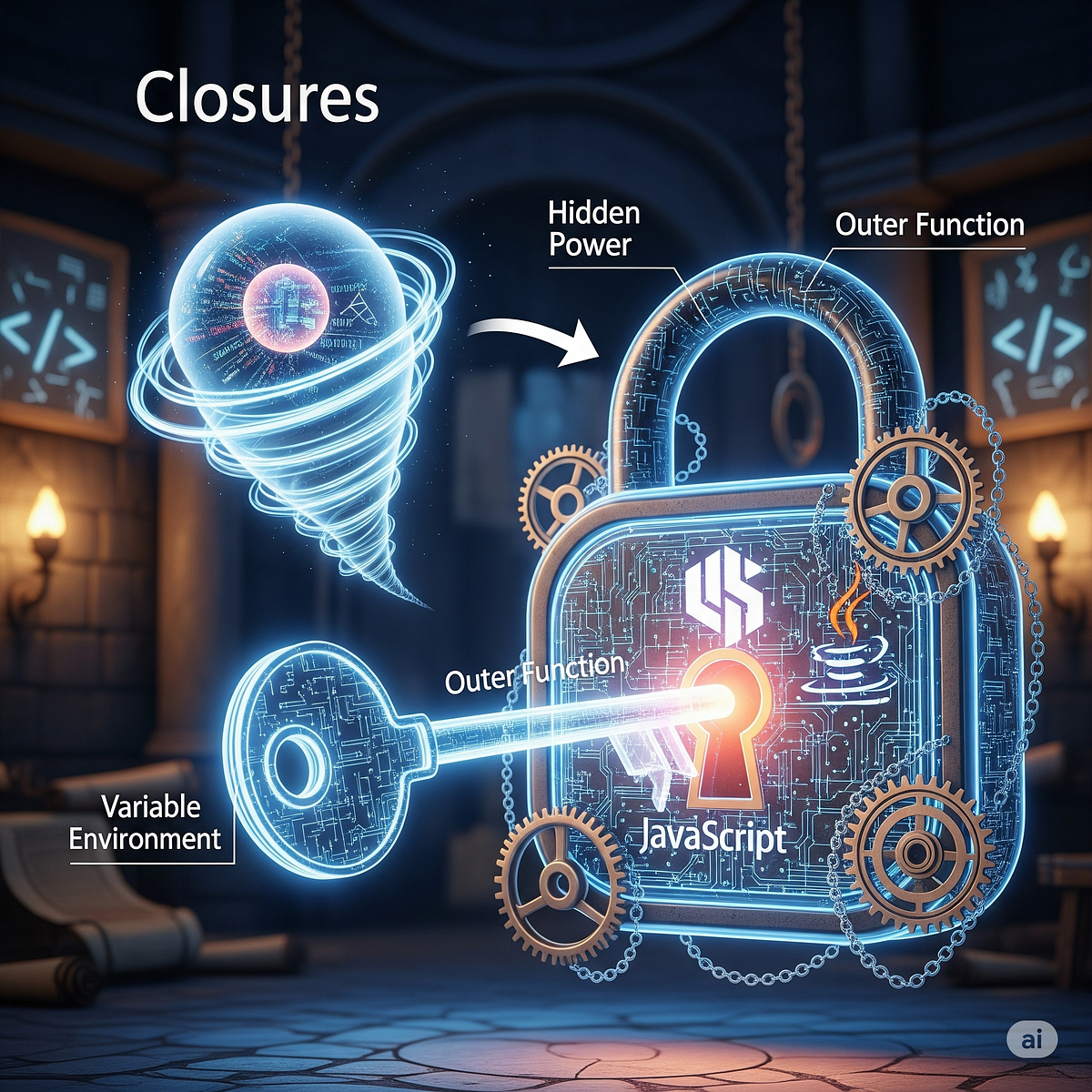 Unlocking the Hidden Powers of JavaScript Closures | by Manalimran | JavaScript in Plain English