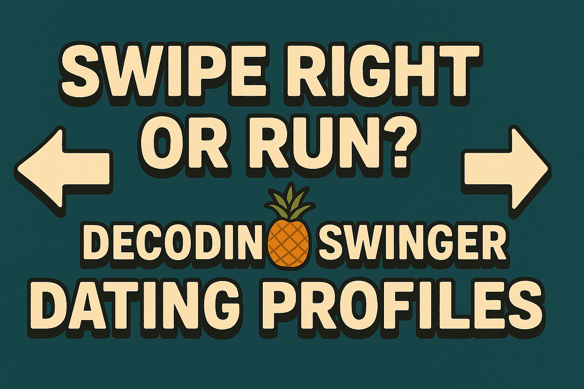 Decoding Swinger Dating Profiles: Swipe Right or Run? | by Steven & Ember Shell | The Erogenous ...