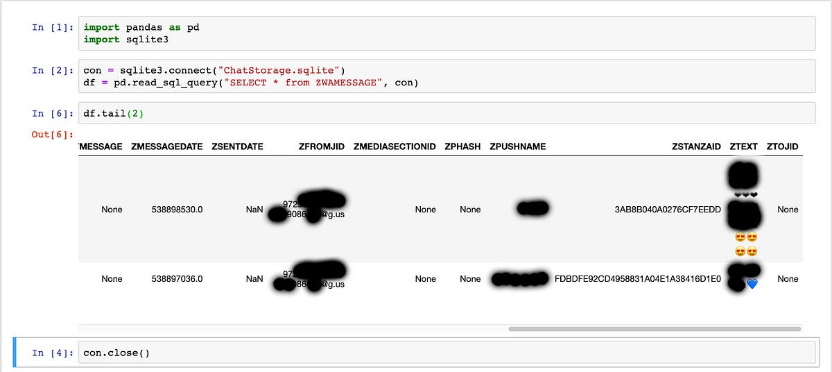 Adventures in WhatsApp DB — extracting messages from backups (with code ...