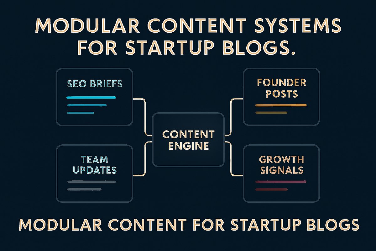 Modular Content Systems for Startup Blogs | SEO Strategy & UX by ...