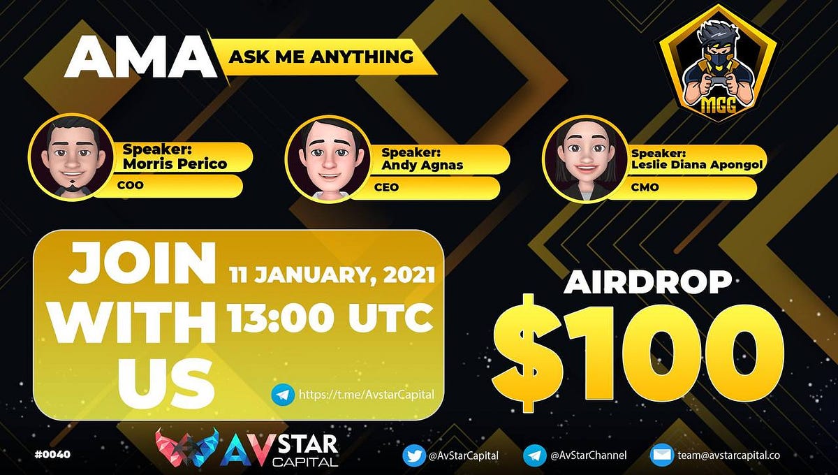 MGG AMA Recap: AVStar Capital. On January 11, 2022, the team at MGG ...