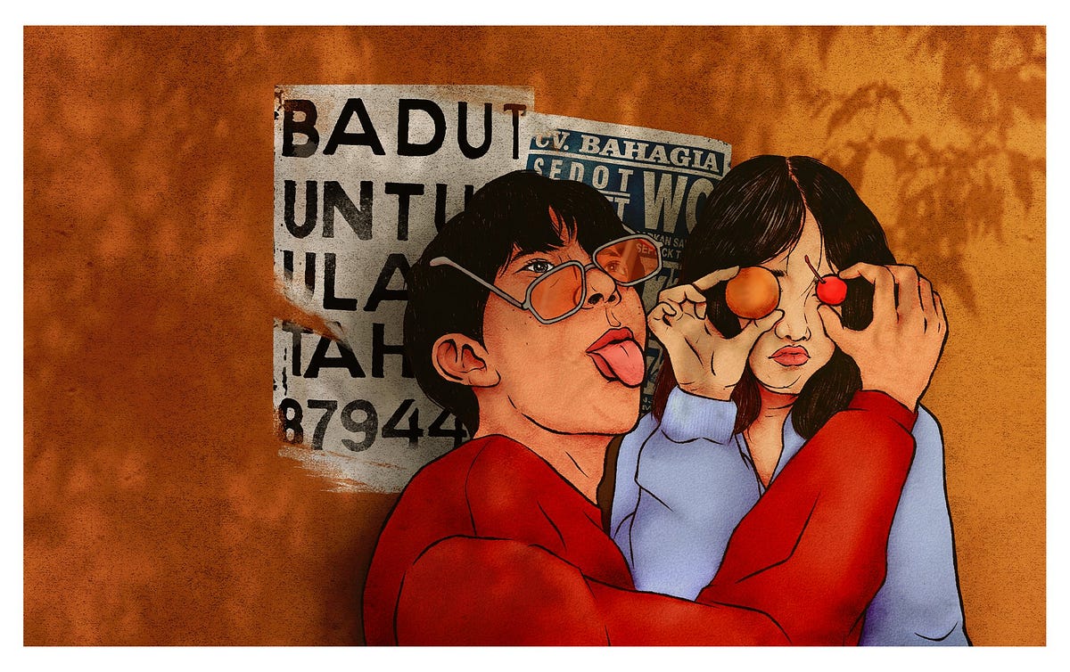 Sepasang Melakonlia yang Bersuka. Delusi menjadi kawan karib yang saban ...