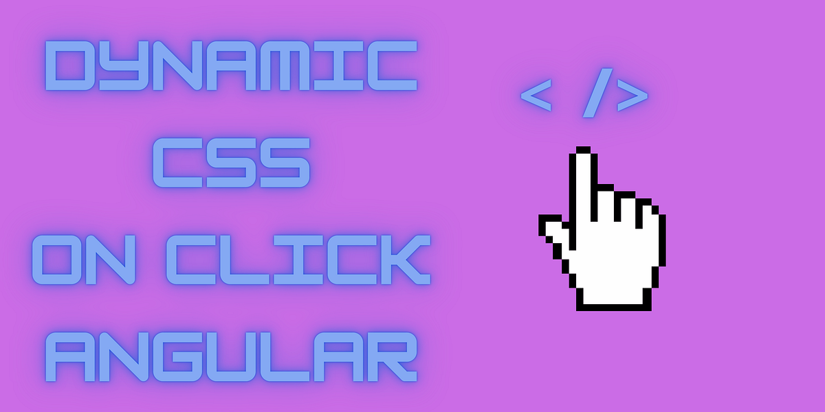 Toggle CSS class in angular on click | by Ujjawal Rohra | Medium