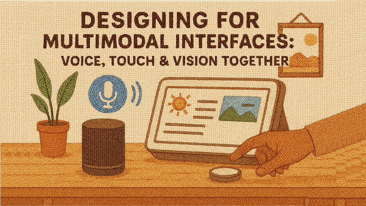 Designing for Multimodal Interfaces: Voice, Touch & Vision Together ...