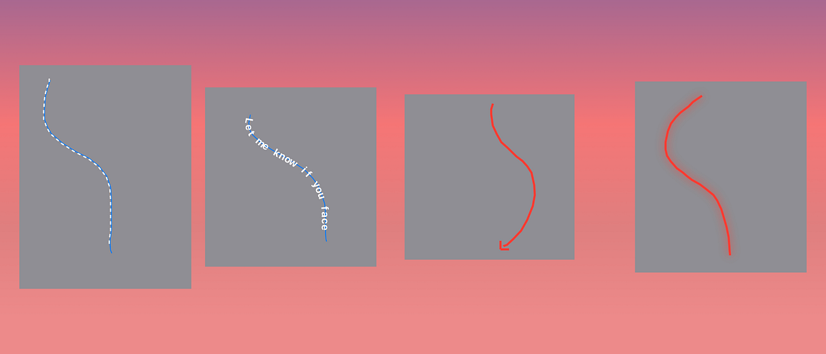 Drawing Lines, Dashed Lines, Glowing Lines, and Arrows in SwiftUI: A Comprehensive Guide | by ...