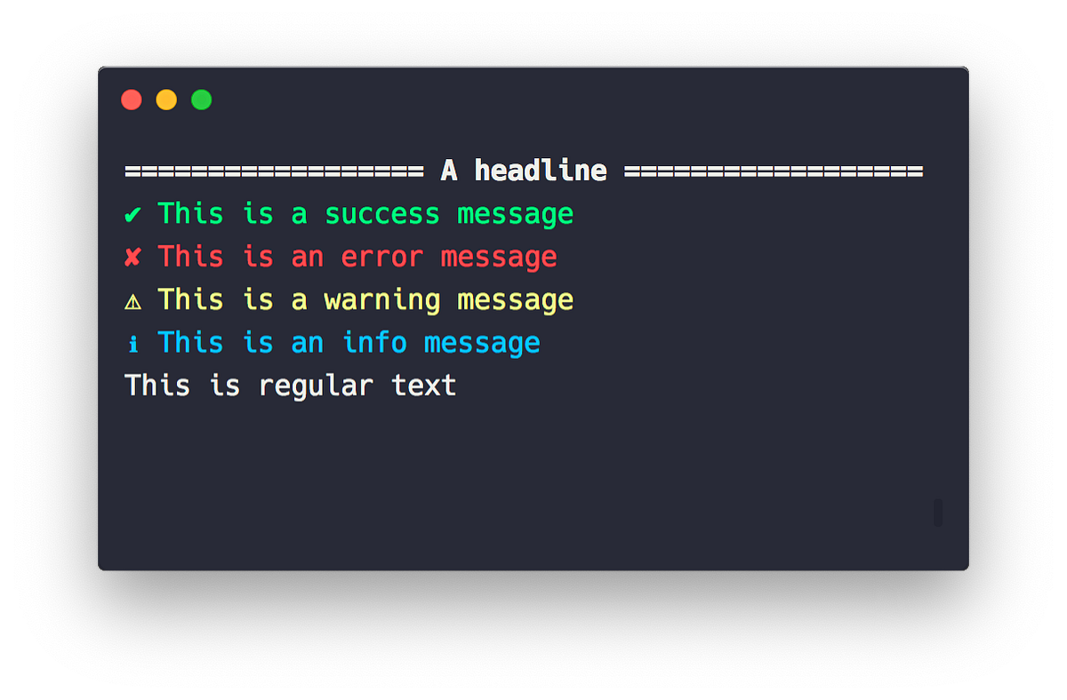Spice Up Your Console Output with Wasabi — A Python Library | by ...