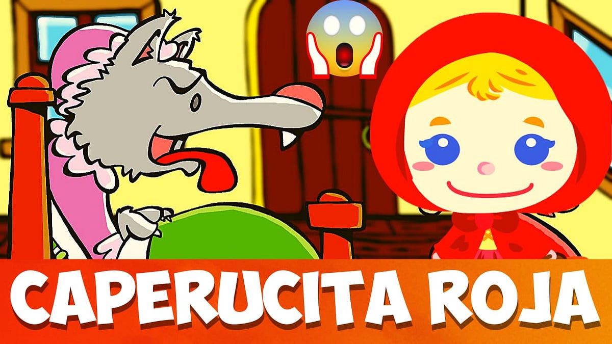 CAPERUCITA ROJA Y EL LOBO FERÓZ 👧🏻🐺 | Caperucita y El Lobo Cuento ...