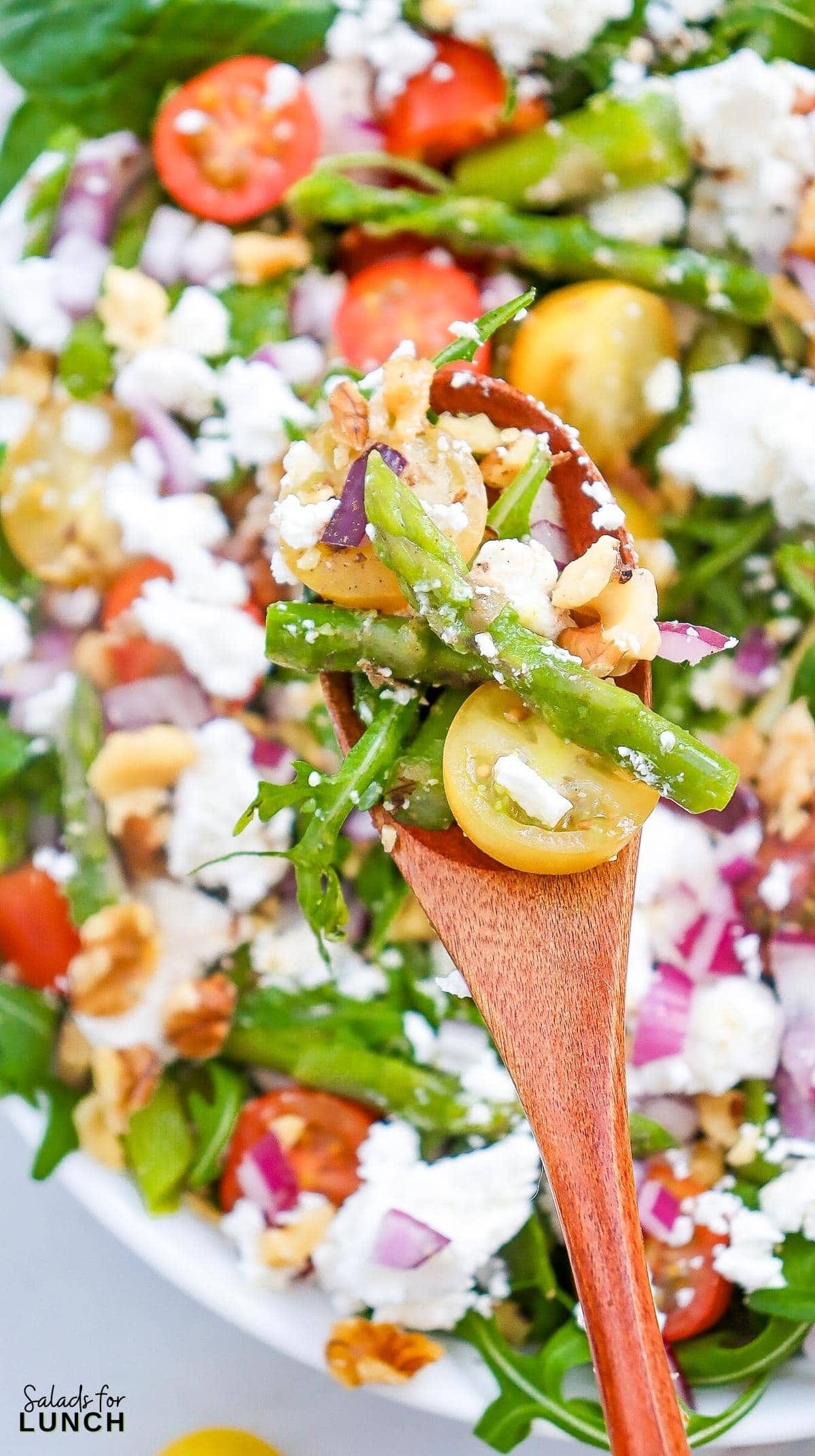 Spring Asparagus Salad With Feta Cheese | by Judy Haratz Cohen | Mid ...