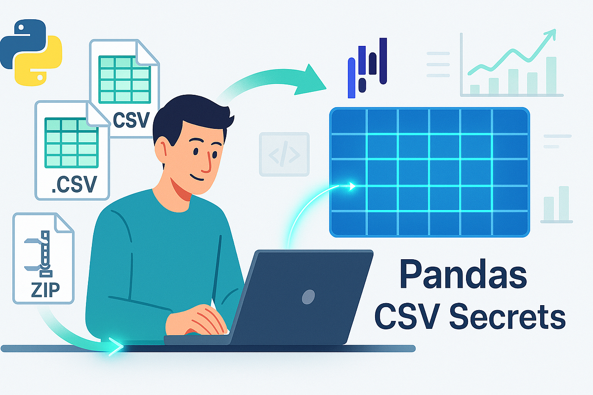 10 Pandas CSV Loading Secrets That Save Hours | by Thinking Loop | Medium