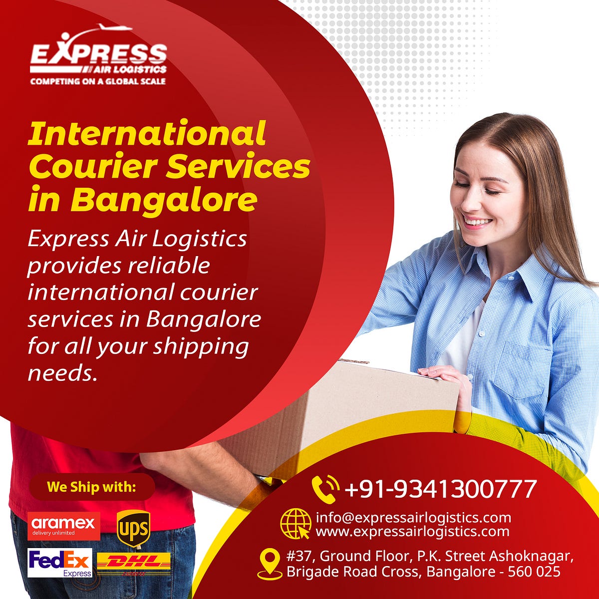 INTERNATIONAL COURIER SERVICES IN BANGALORE - Sandrawalker - Medium