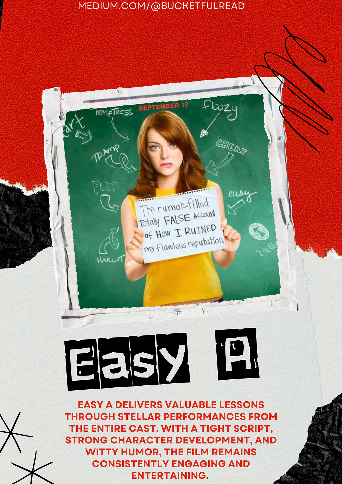 Movie Review: Easy A: A Sharp and Entertaining | Medium