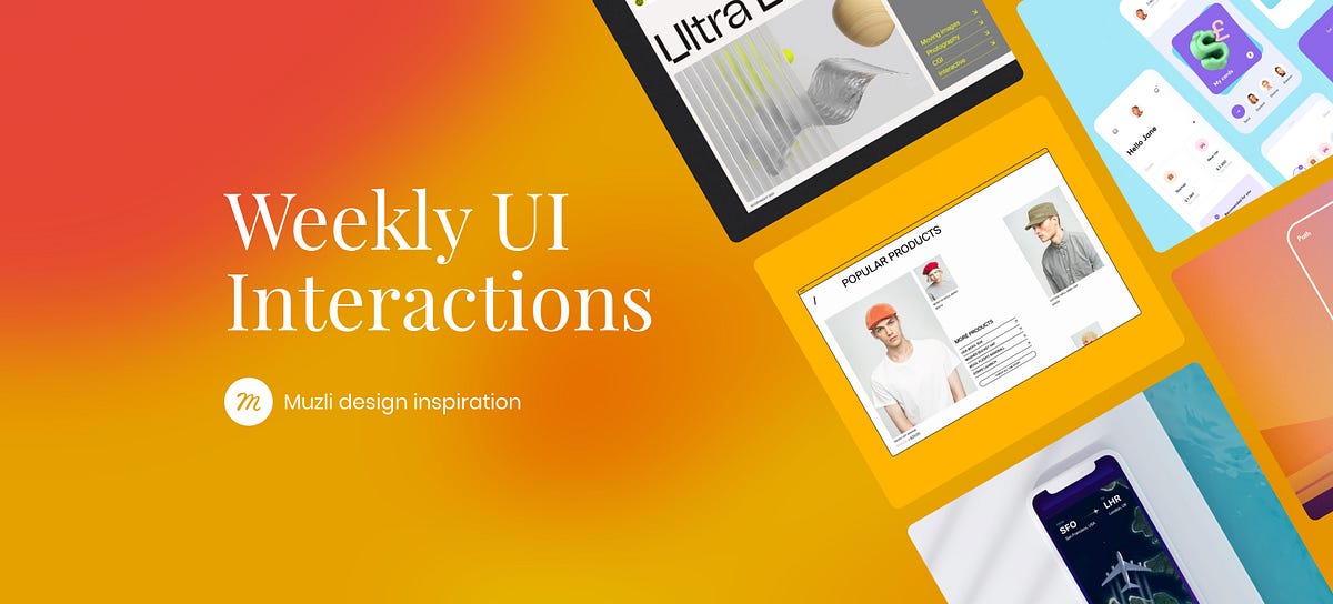 UI Interactions of the week #275 - Muzli - Design Inspiration