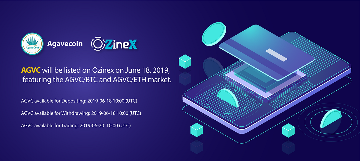 AGVC will be listed on June 18, 2019 | by Exchange Ozinex | Medium