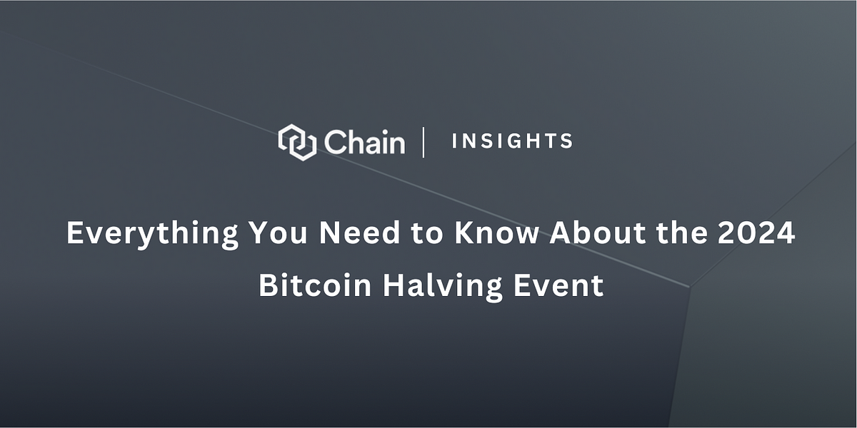 Chain Insights — Everything You Need To Know About The 2024 Bitcoin