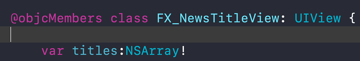 Method ‘setTitles’ with Objective-C selector ‘setTitles:’ conflicts with setter for ‘titles ...
