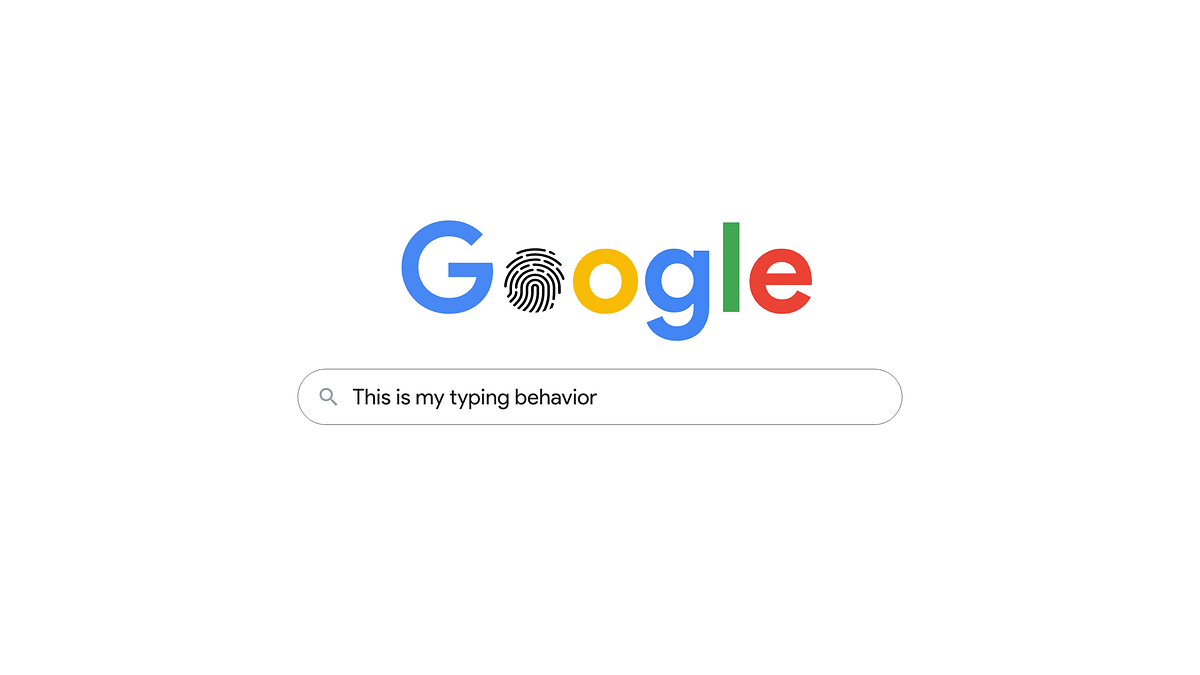 Identify people through their Google Search based on typing behaviour ...