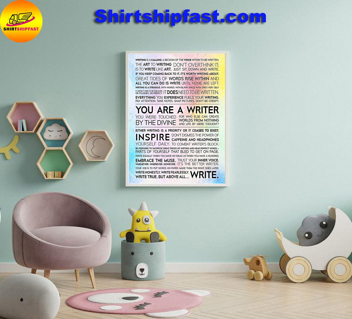 LUXURY Writer manifesto you are a writer poster | by BEST SHOP EVER ...