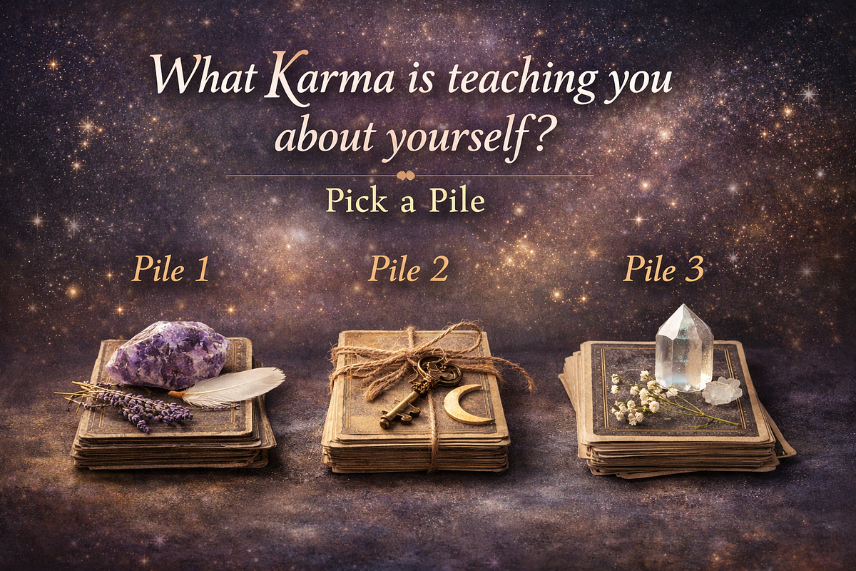 What Karma is teaching you about yourself?- Pick a pile reading. | by ...
