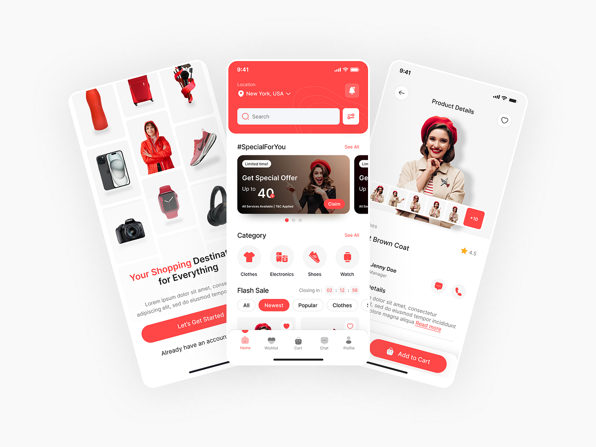 Ecommerce Mobile App Uiux Design Figma Online Store App App Ui By Insightlancer Medium