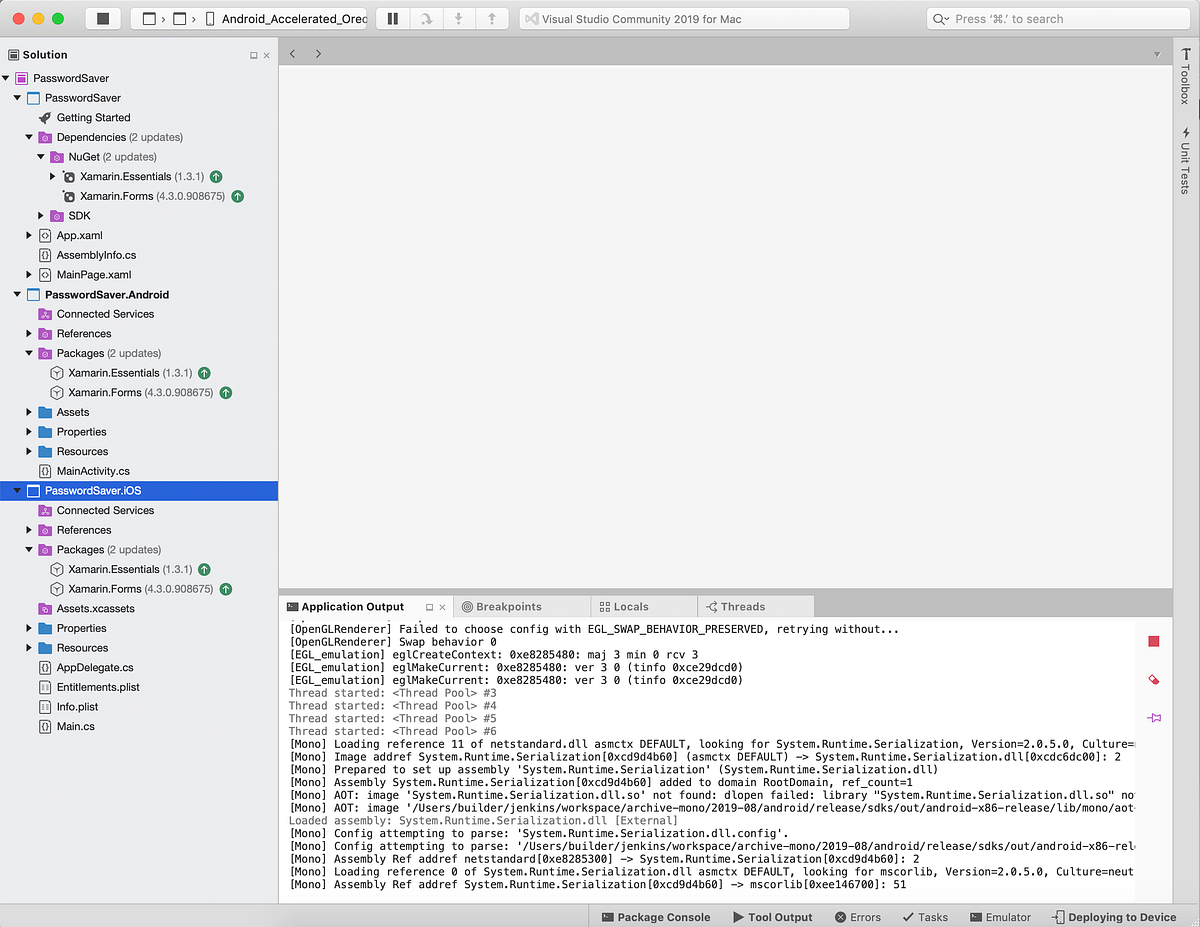 Initializing Xamarin Forms Project With Mvvm Patternboth Android And 3850