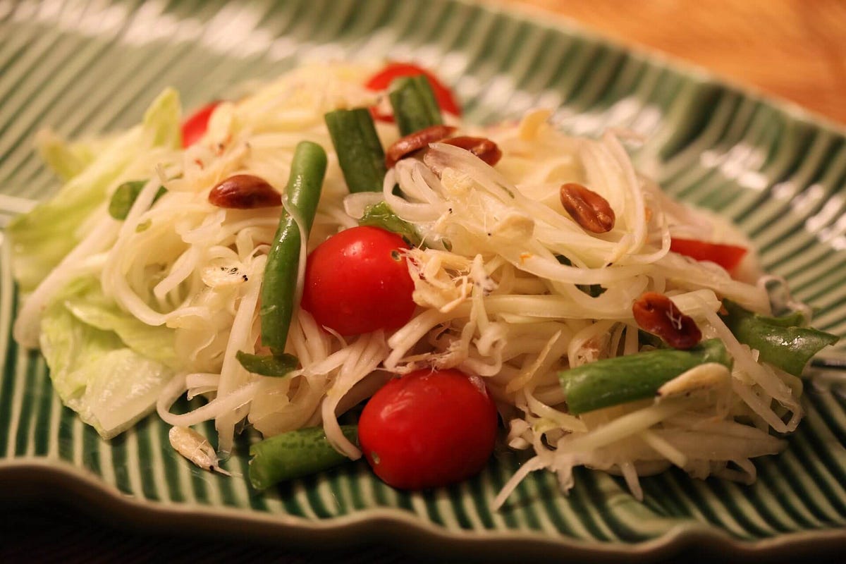 Som Tam or Thai Green Papaya Salad Recipe | by Top Asian Chefs | Medium