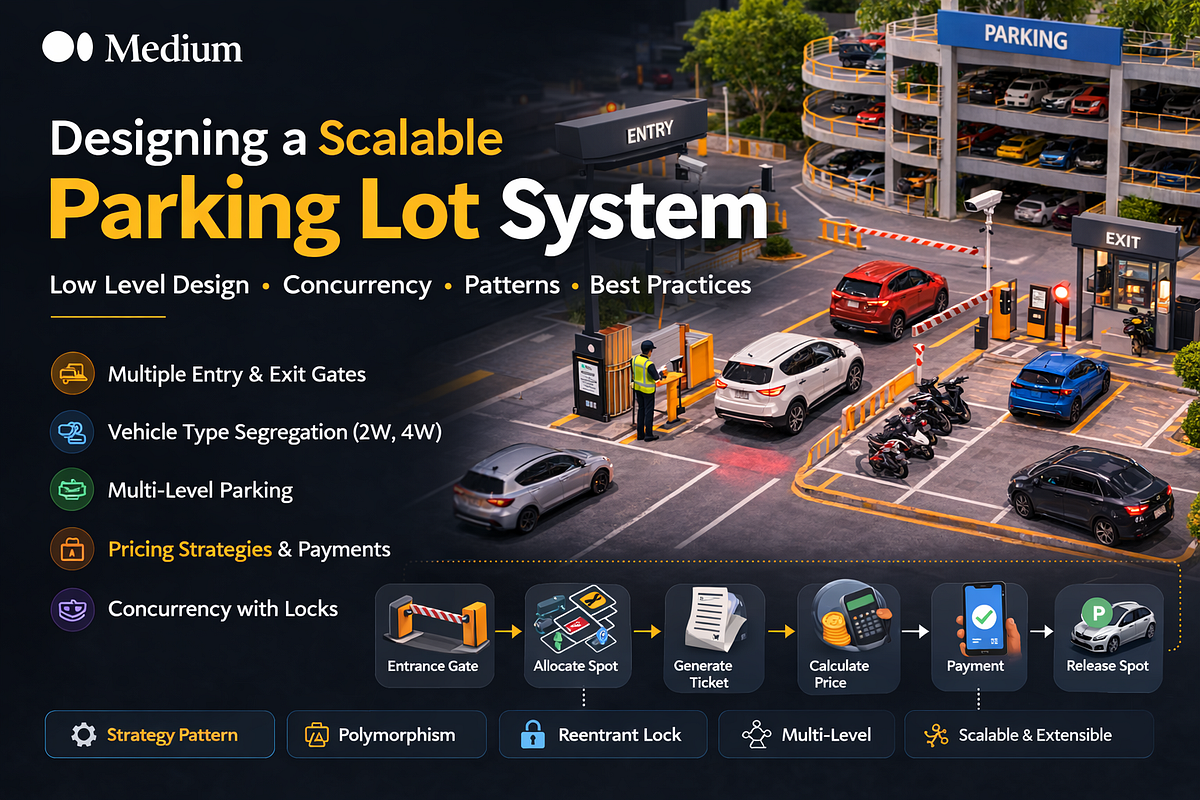 Designing a Scalable Parking Lot System in Java | by Aditya | Mar, 2026 ...